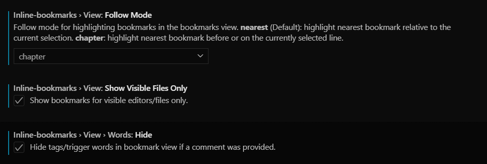 conflict with markdown??? · Issue #17 · tintinweb/vscode-inline-bookmarks · GitHub