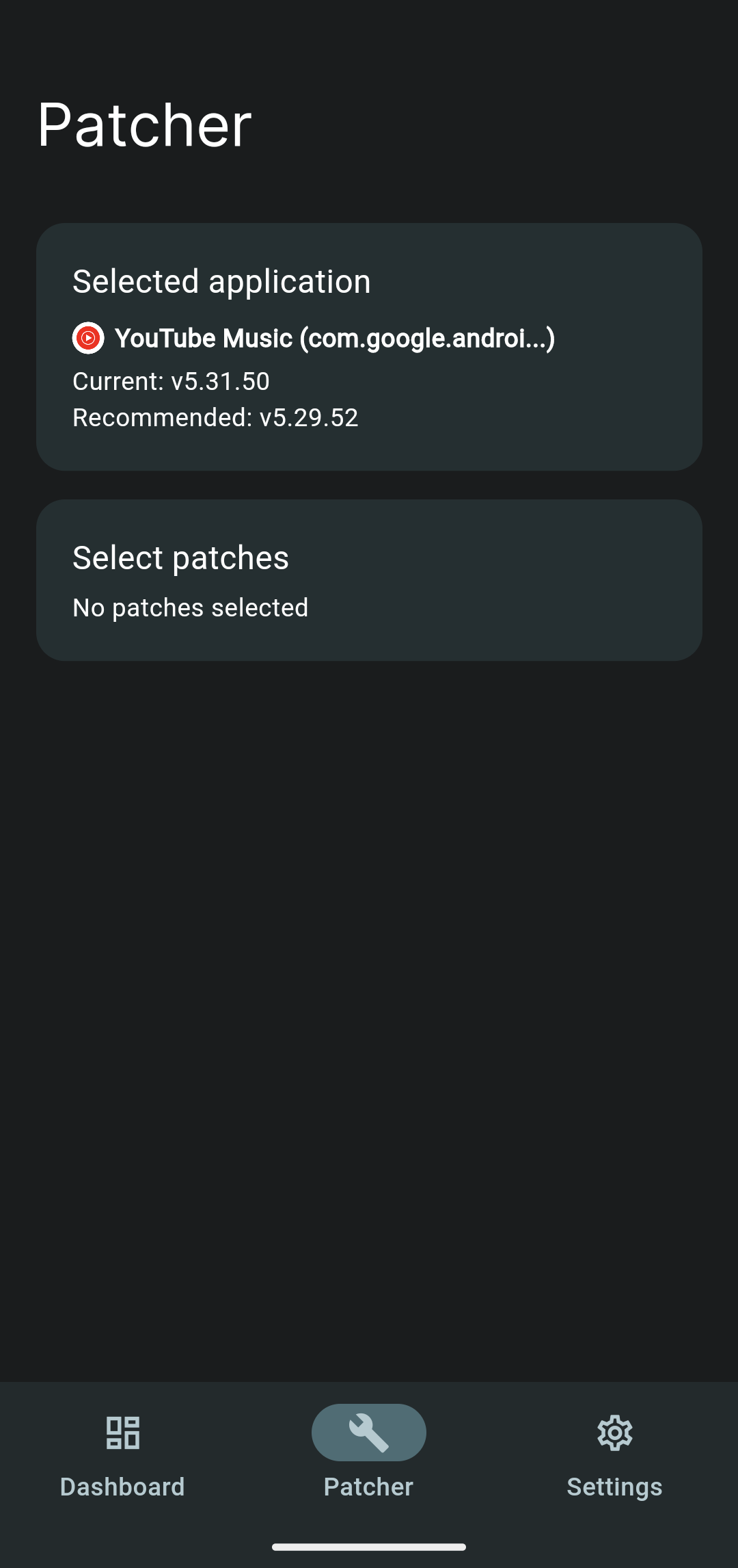 bug: Manager Mark as unsupported a supported YT music version · Issue #476 · ReVanced/revanced ...