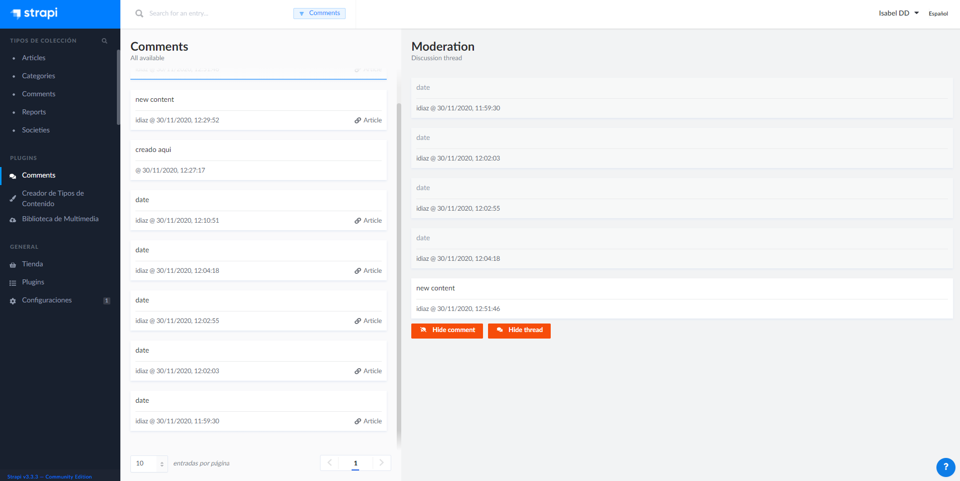 Strapi issue · Issue #14 · VirtusLab-Open-Source/strapi-plugin-comments · GitHub