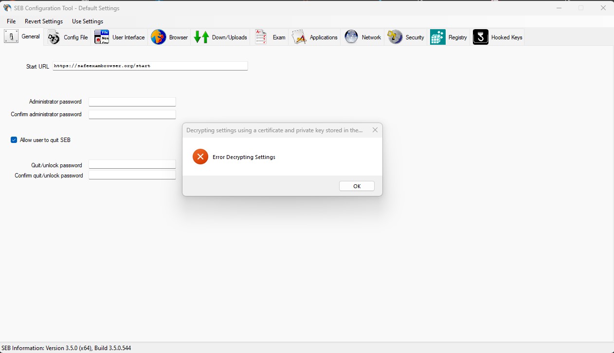 Certificate problem on Windows 11 · Issue #641 · SafeExamBrowser/seb ...