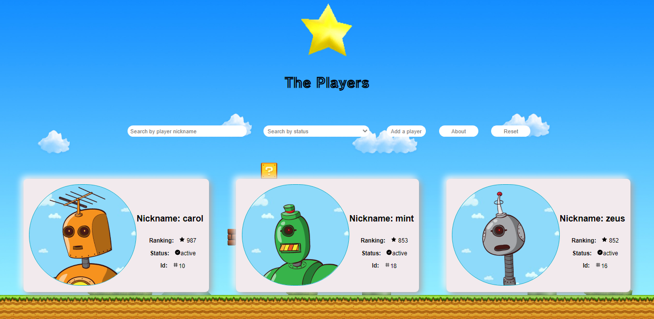 GitHub - Qarola/The-players-cards