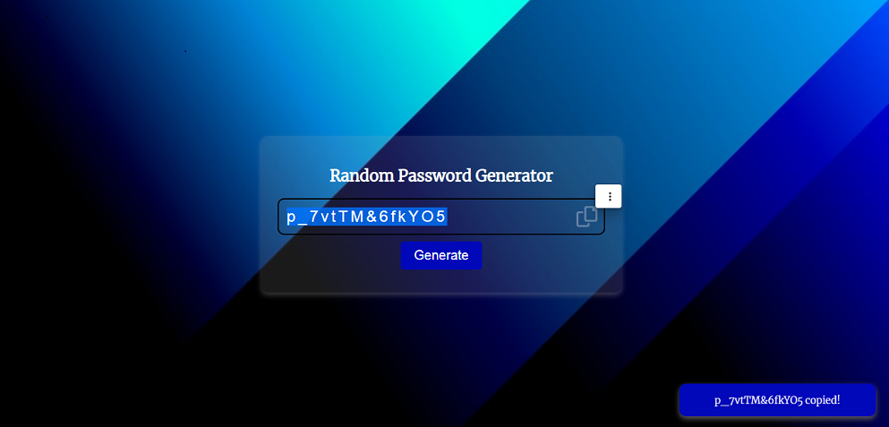 GitHub - Qarola/Random-Password-Generator