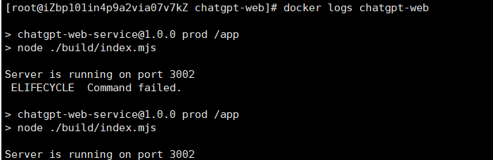 docker build成功了，在run时候也成功了，docker ps也已经在运行 ip+端口号，拒绝链接怎么办？ · Issue #1208 · Chanzhaoyu/chatgpt ...