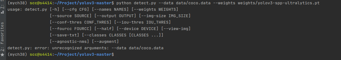 Sorry, I got a problem with detect.py. Thanks in advance. · Issue #1443 · ultralytics/yolov3 ...