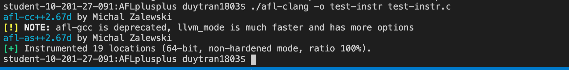 AFL on Mac OS · Issue #533 · AFLplusplus/AFLplusplus · GitHub