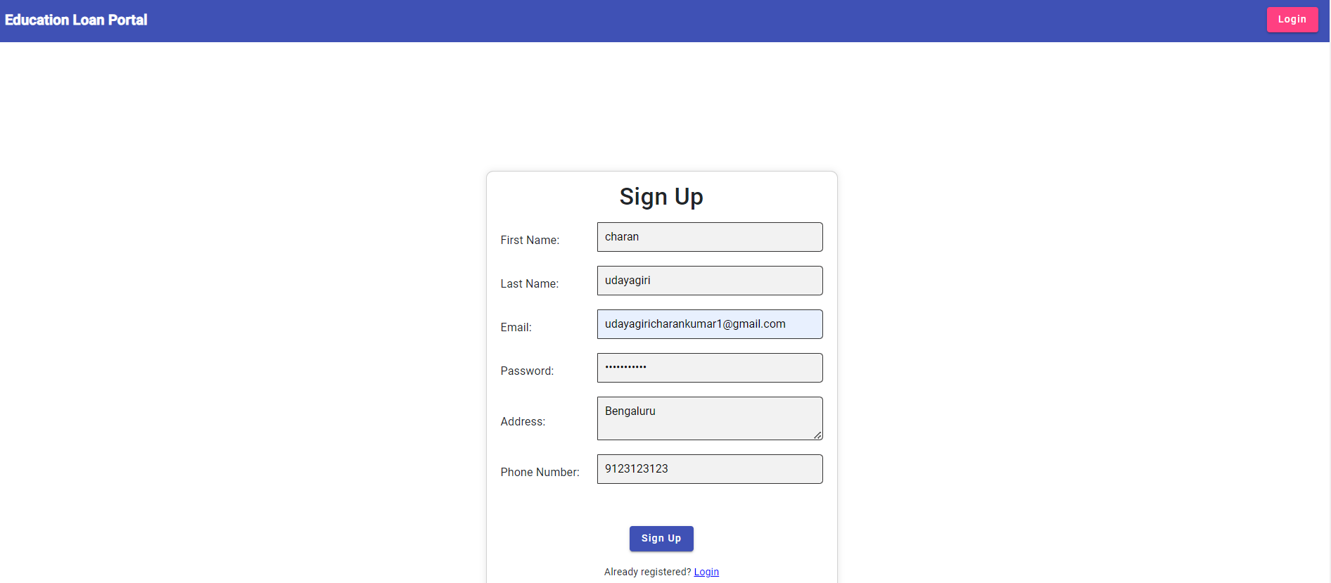 GitHub - UDAYAGIRICHARAN/Education-Loan-Portal
