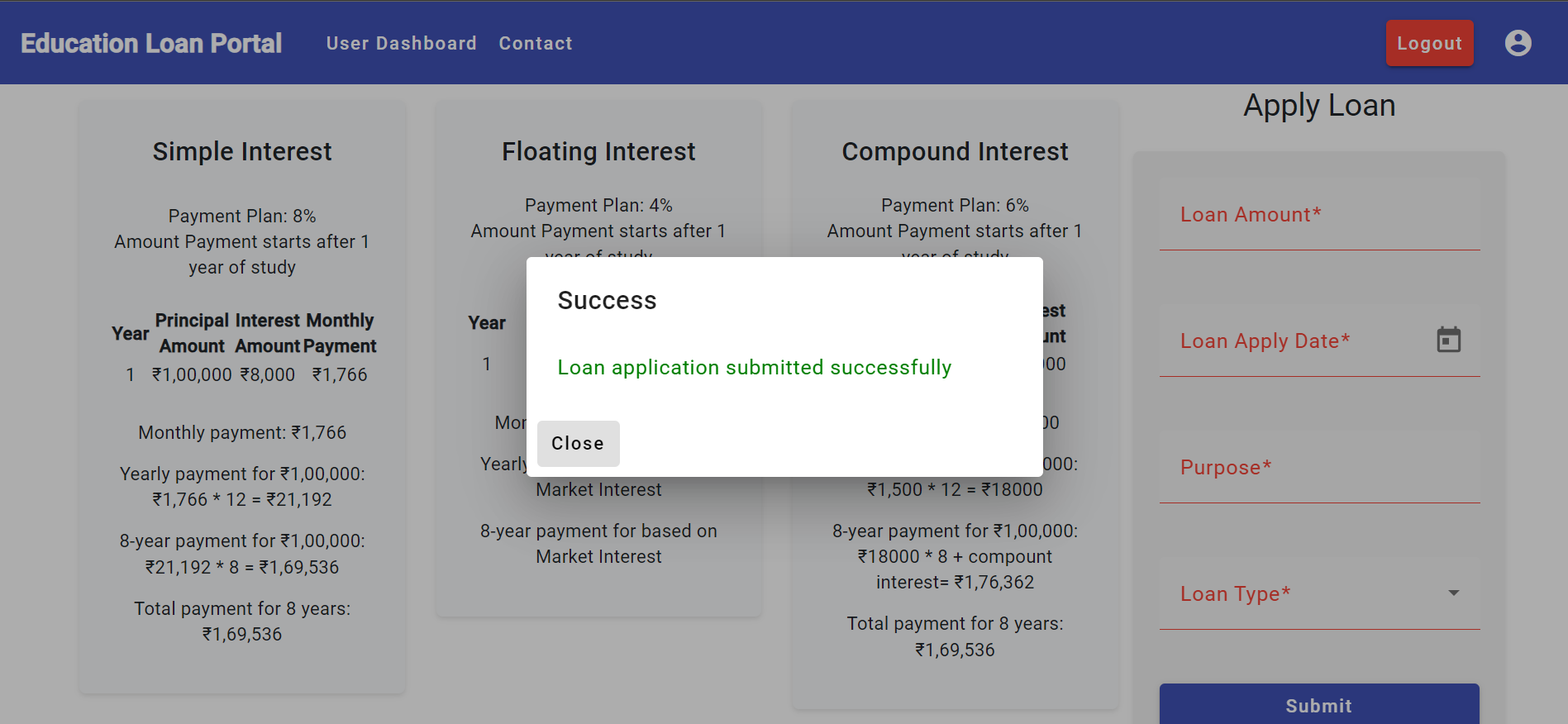 GitHub - UDAYAGIRICHARAN/Education-Loan-Portal