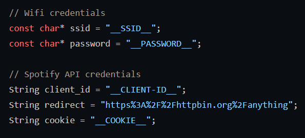 GitHub - itm154/espotify: View your Spotify's song info on the SSD1306 using an ESP32 board