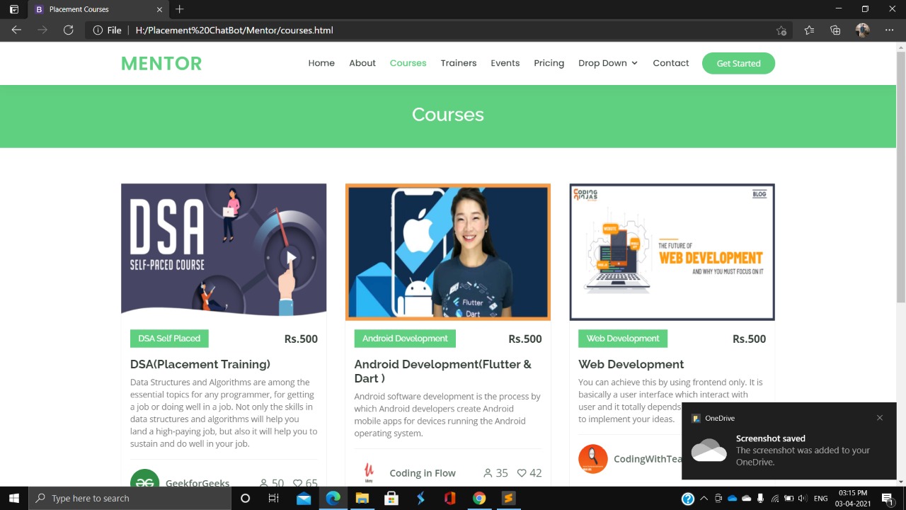 GitHub - aryankr1508/Placement-Roadmap-Chatbot: One stop guide for all placement queries