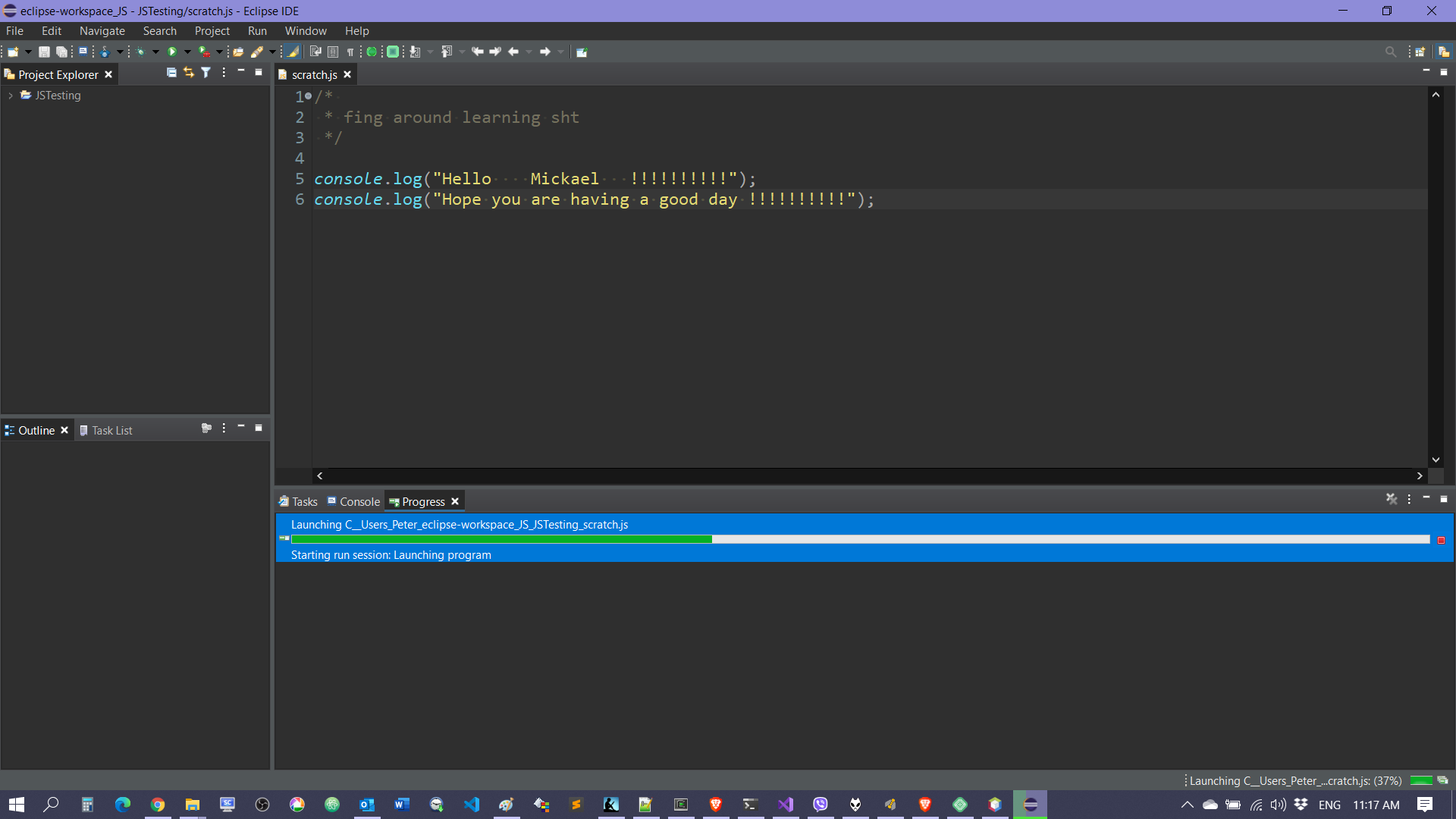 can't seem to run nodejs scripts in eclipse · Issue #330 · eclipse-wildwebdeveloper ...