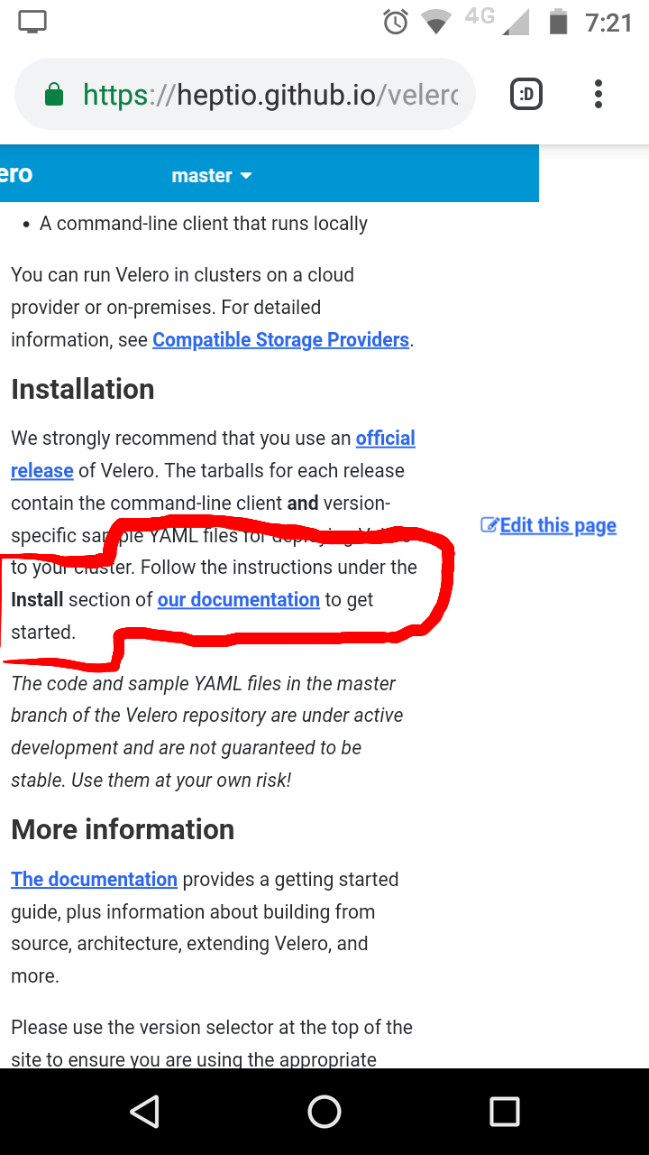 Infinite loop when following the instructions · Issue #1382 · vmware-tanzu/velero · GitHub