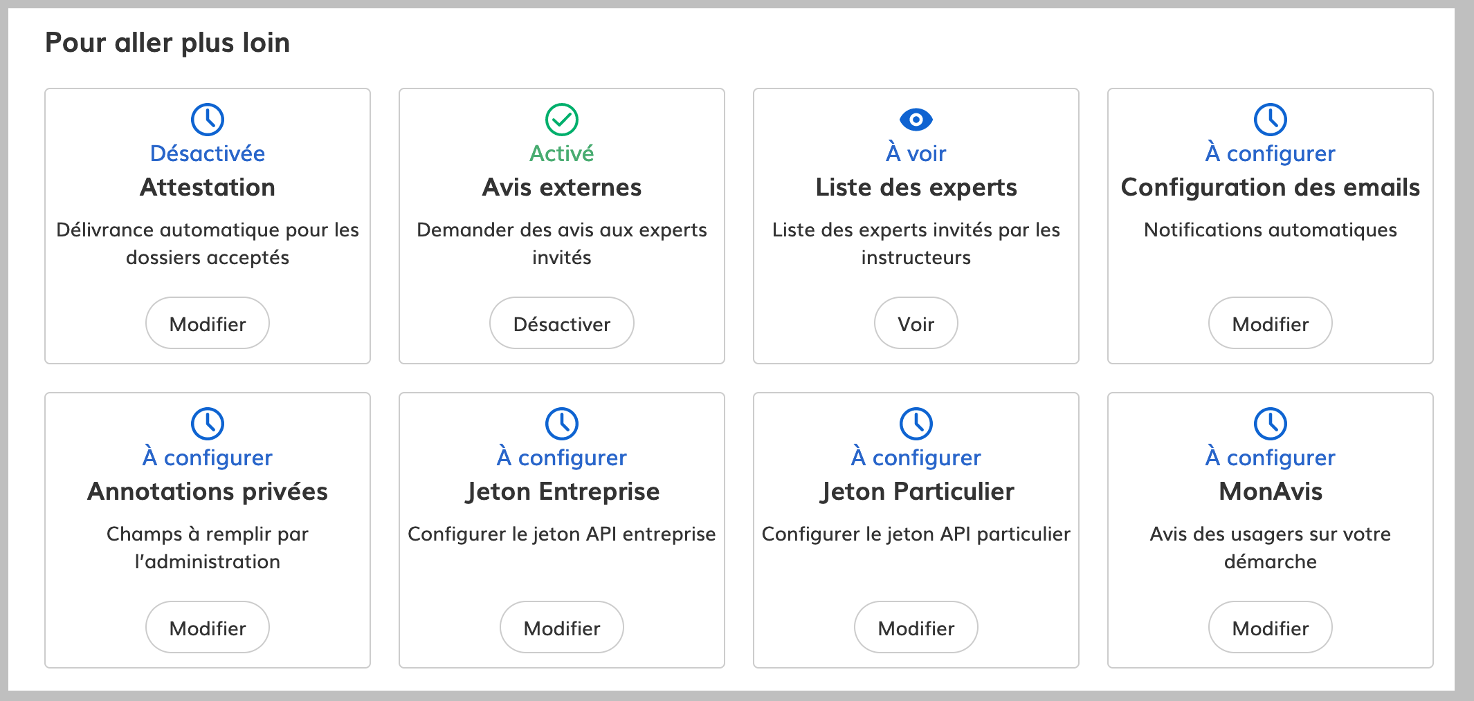 ETQ administrateur, je souhaite utiliser un jeton API Particulier sur une démarche à ...