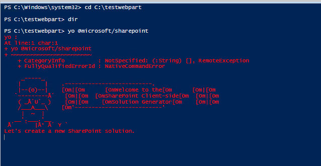 Can't install npm install -g @microsoft/generator-sharepoint on Windows Server · Issue #884 ...