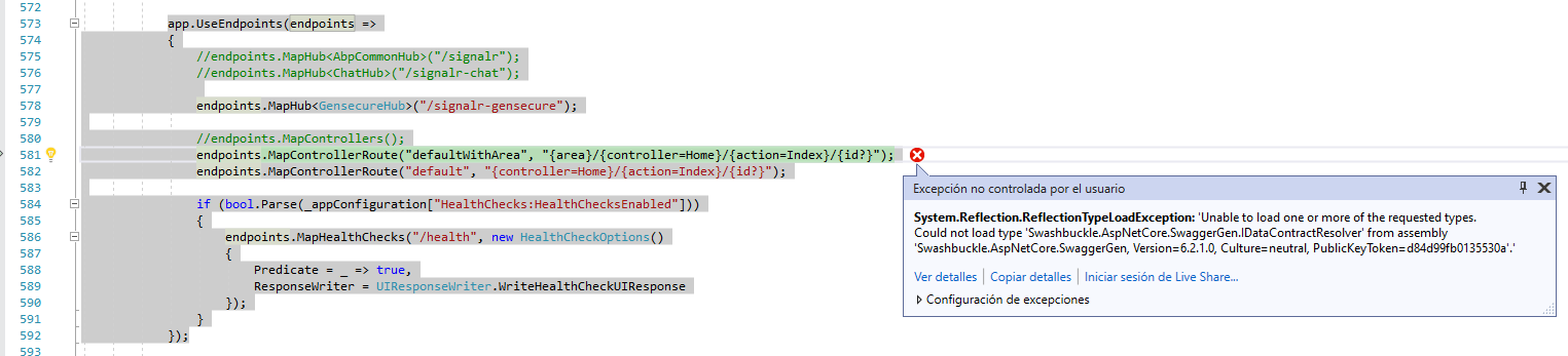 Elsa 23 With Abp 630 In Aspnet Core Angular By Aspnet Zero Not Working · Issue 2548 