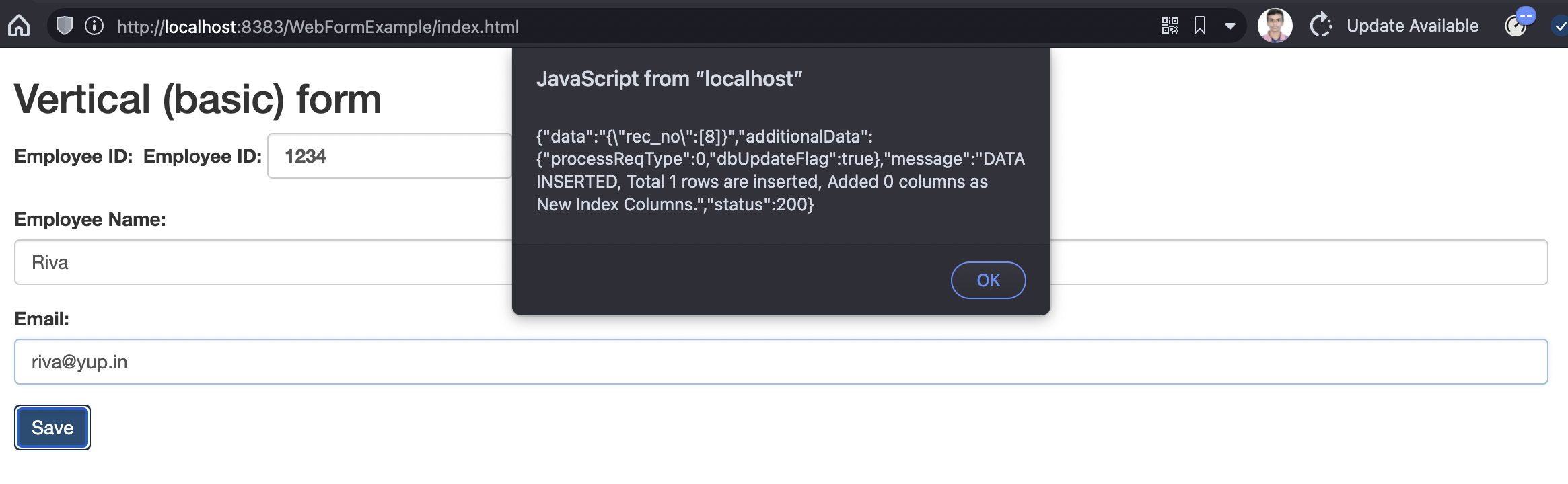 GitHub - apo0orva/Login2Explore-Project: Link Sample Form to JPDB!