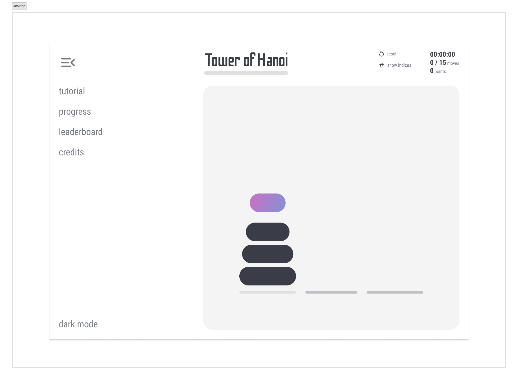 Redesign UI and Layout · Issue #3 · lewxdev/tower-of-hanoi · GitHub