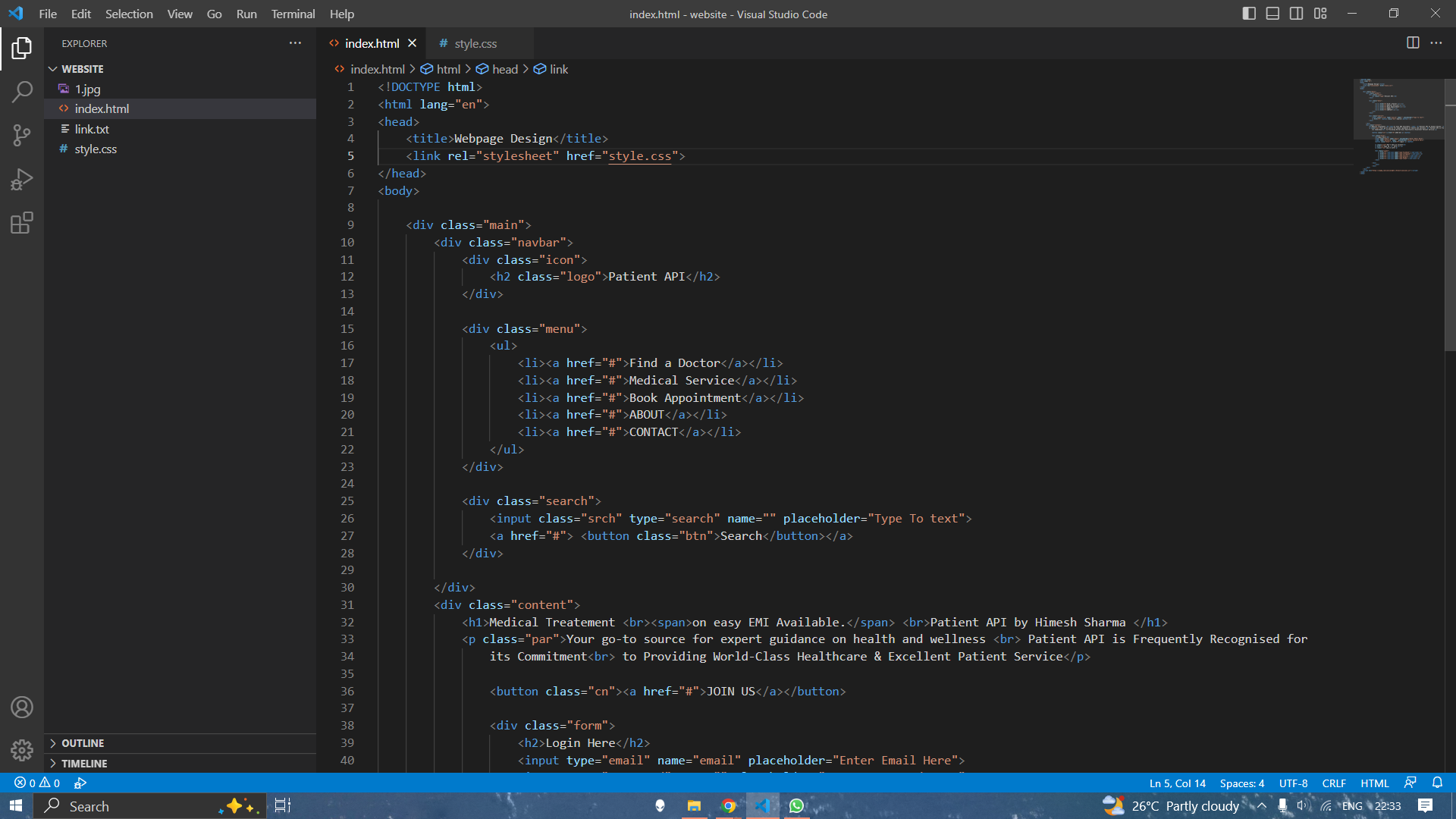 GitHub - TheQuestHS/WEB-UI-Forms: Web - UI website created for medical treatment