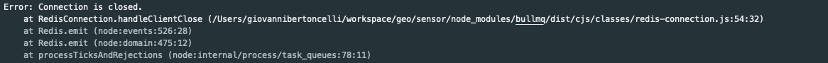 connection is closed from QueueEvents · Issue #1228 · taskforcesh/bullmq · GitHub