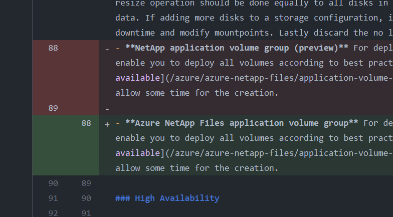Application volume group is in GA (ie no longer preview) · Issue #4053 ...