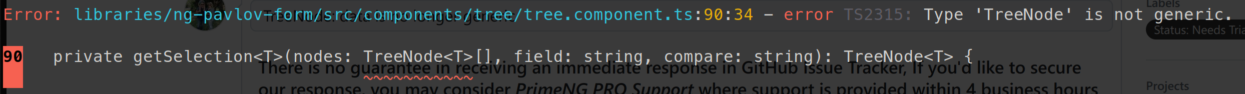 TreeNode: data is no longer generic · Issue #13183 · primefaces/primeng · GitHub
