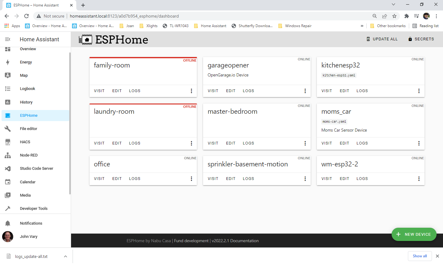 Update All - ERROR Error Sending data: time out - Yet shows update on dashboard · Issue #3054 ...