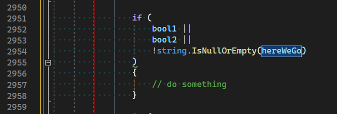 New rule: multiple conditions for an if-statement should be intended · Issue #3724 ...