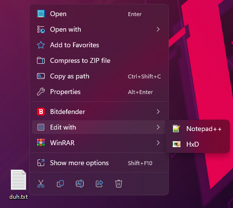 [Feature Request] Update Context Menu for Windows 11 · Issue #10320 · notepad-plus-plus/notepad ...