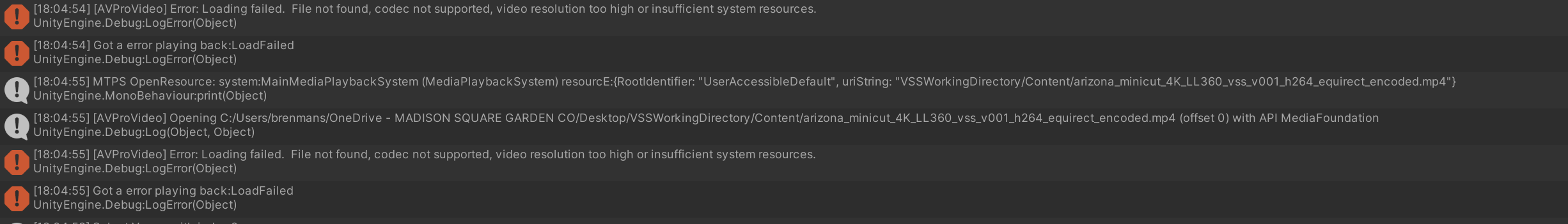 Using ASIO plugin causing videos to not play · Issue #622 · RenderHeads/UnityPlugin-AVProVideo ...