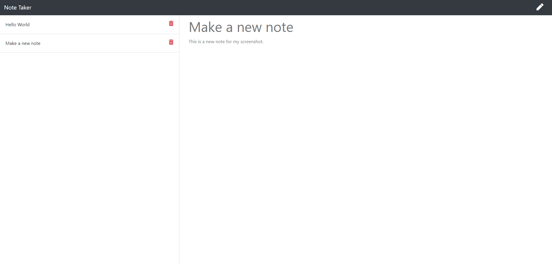 GitHub - Tbonexas/notetaker: Express.js Note Taking App