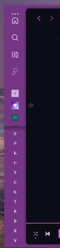 [Dribbblish] Spotify sidebar no longer shows icons · Issue #750 · spicetify/spicetify-themes ...