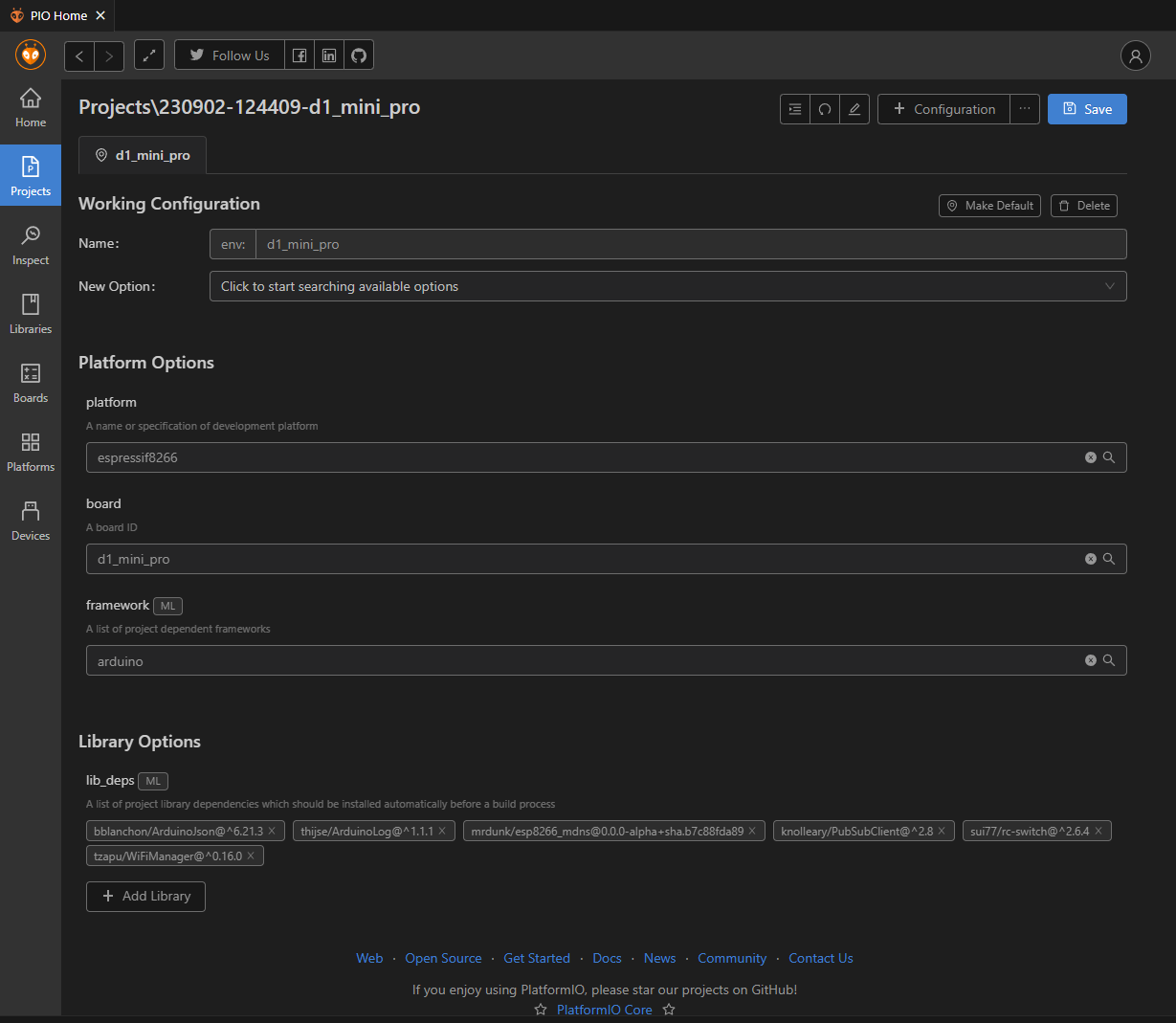v1.6.0 - RF compile error with Arduino IDE · Issue #1738 · 1technophile/OpenMQTTGateway · GitHub