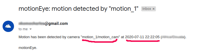 motion detection notification · Issue #2463 · motioneye-project/motioneyeos · GitHub