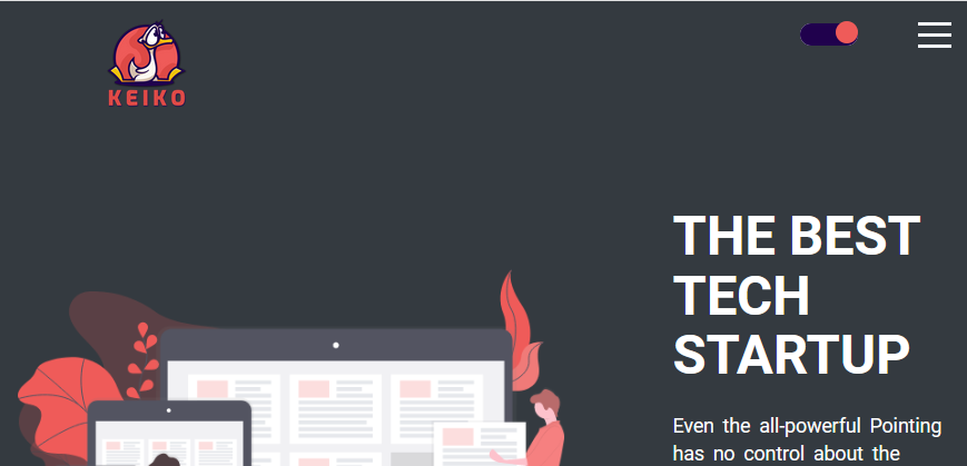 Navigation Bar overlap at a certain device width · Issue #680 · zero-to-mastery/Keiko-Corp · GitHub