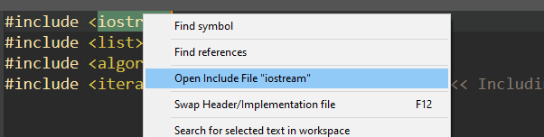 [Bug]: Open Include File not working · Issue #3191 · eranif/codelite ...