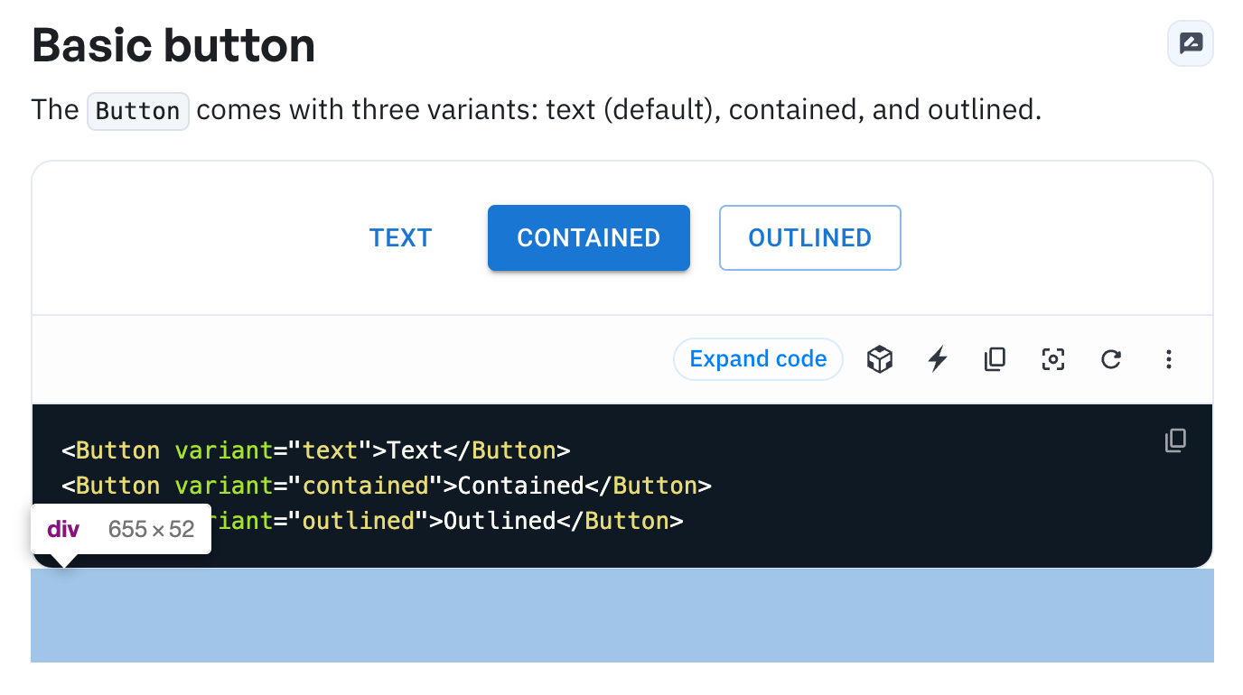 [docs-infra] Additional white space left after expanding the code block · Issue #39272 · mui ...