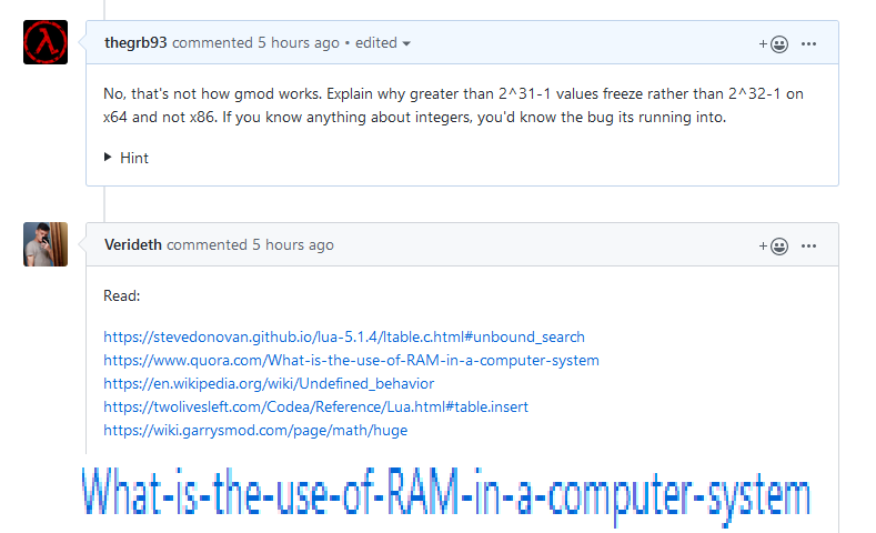 x64 branch table.insert · Issue #4108 · Facepunch/garrysmod-issues · GitHub