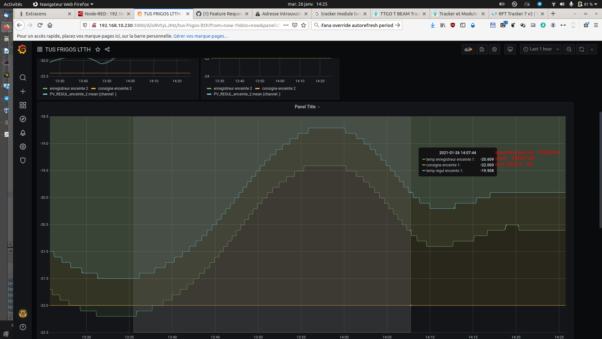 Feature Request : dynamically display the time interval in the tooltip while doign selection on ...