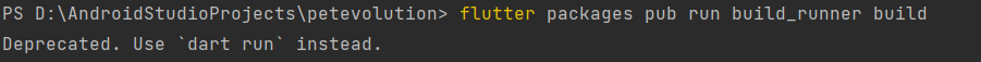 [deprecation] Flutter Package Pub Run · Issue 405 · Fluttergen Flutter Gen · Github