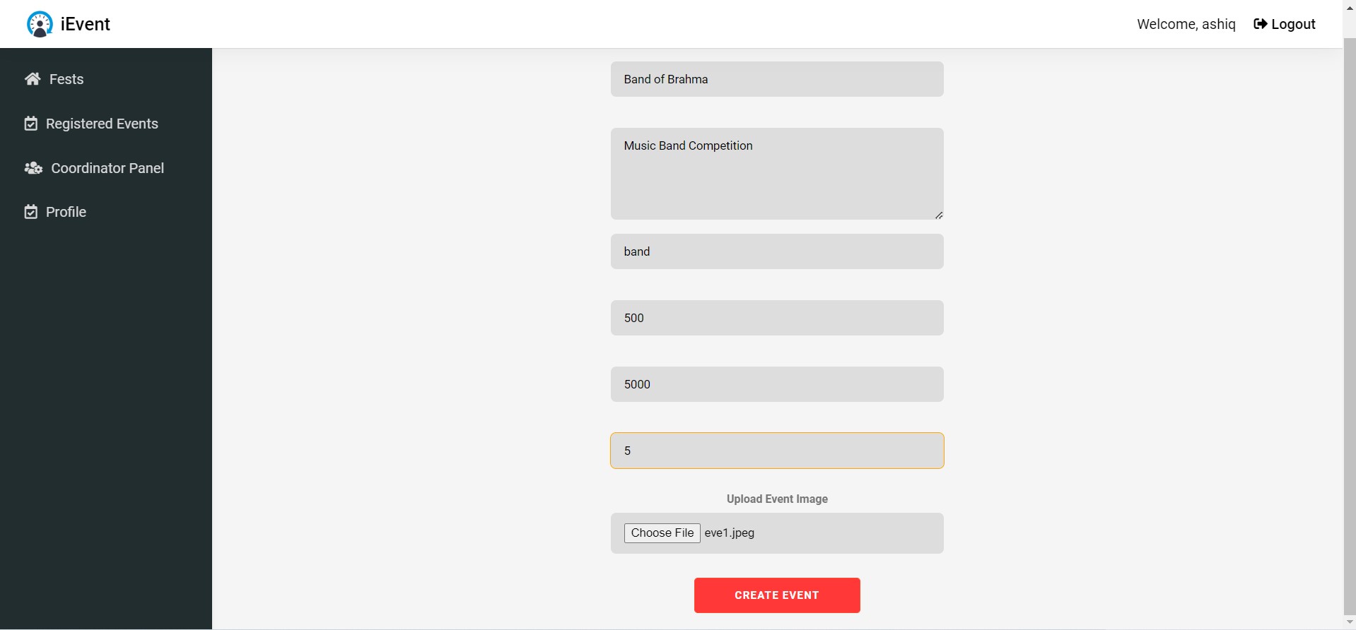 GitHub - ninjahurricane007/IEvent: College Event Portal using Django
