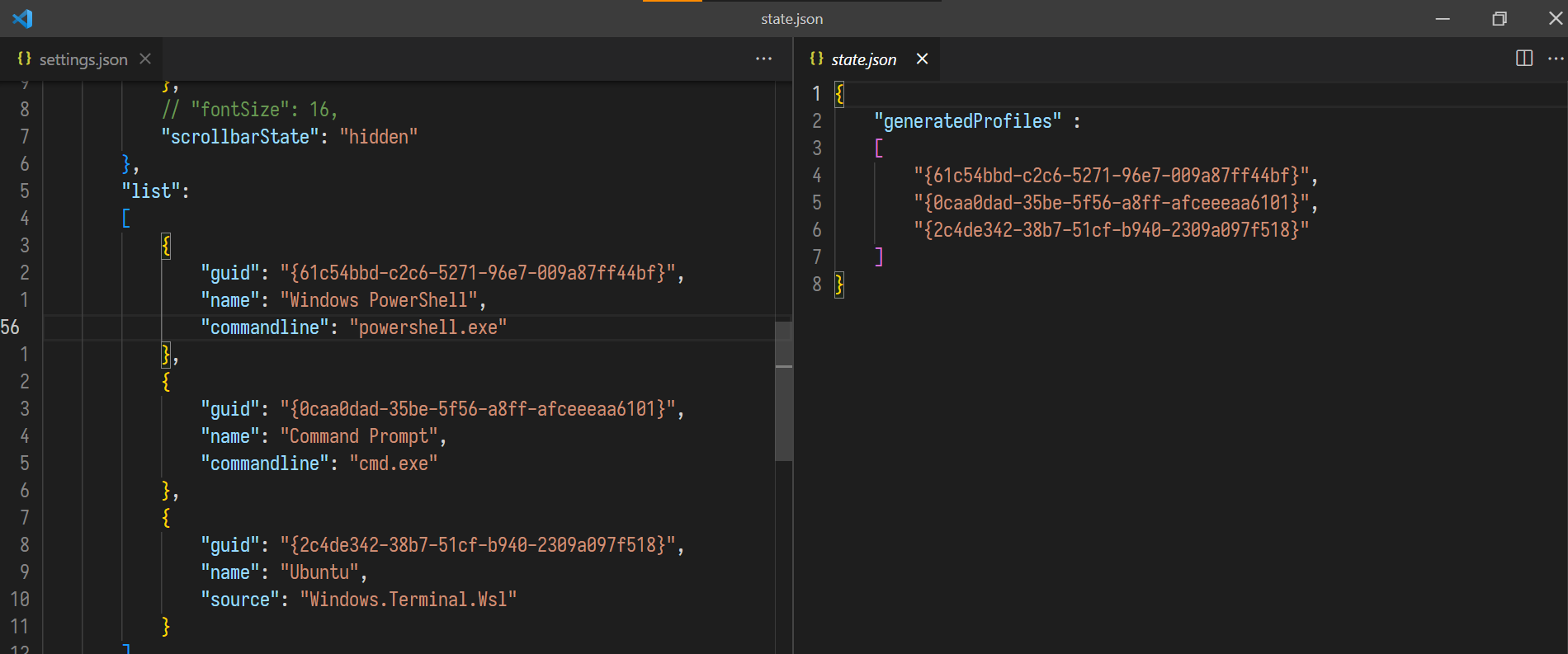 Re-registered WSL distro profiles do not get auto generated on terminal ...