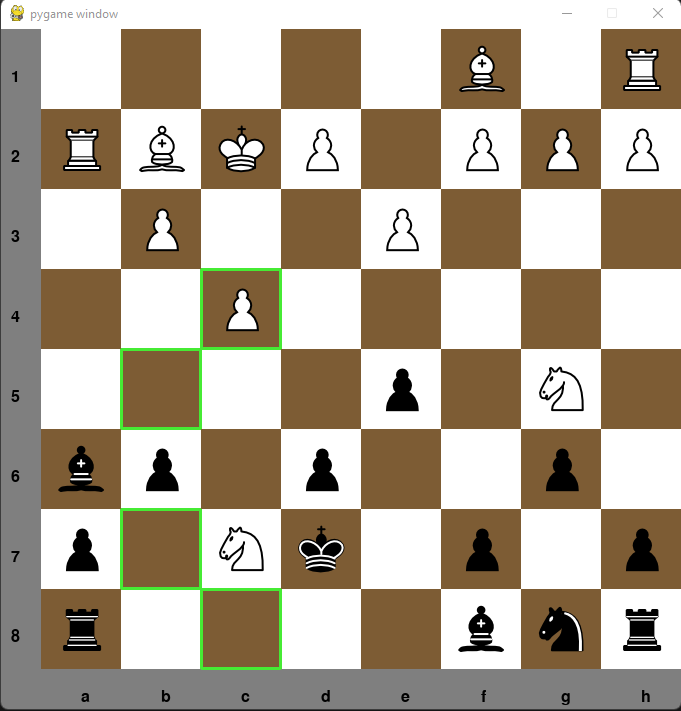 GitHub - MuresanRazv/ChessProject: My implementation of chess in python.