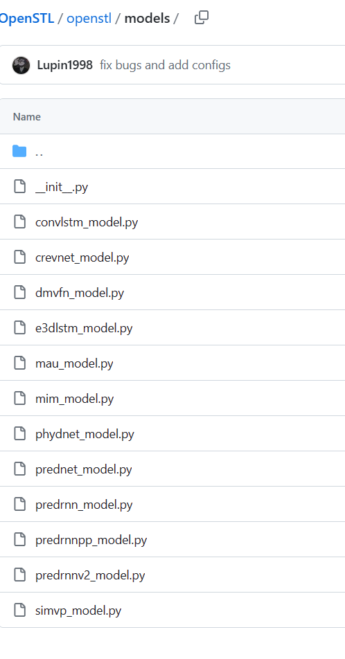TAU的模型源码在哪呢 · Issue #56 · chengtan9907/OpenSTL · GitHub