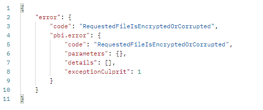 Power BI Action: Publish - ##[error]Operation returned an invalid ...