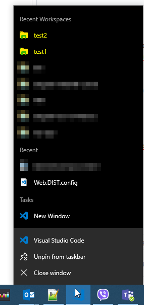 Clear missing workspace files in task bar instead of opening as files · Issue #59556 · microsoft ...
