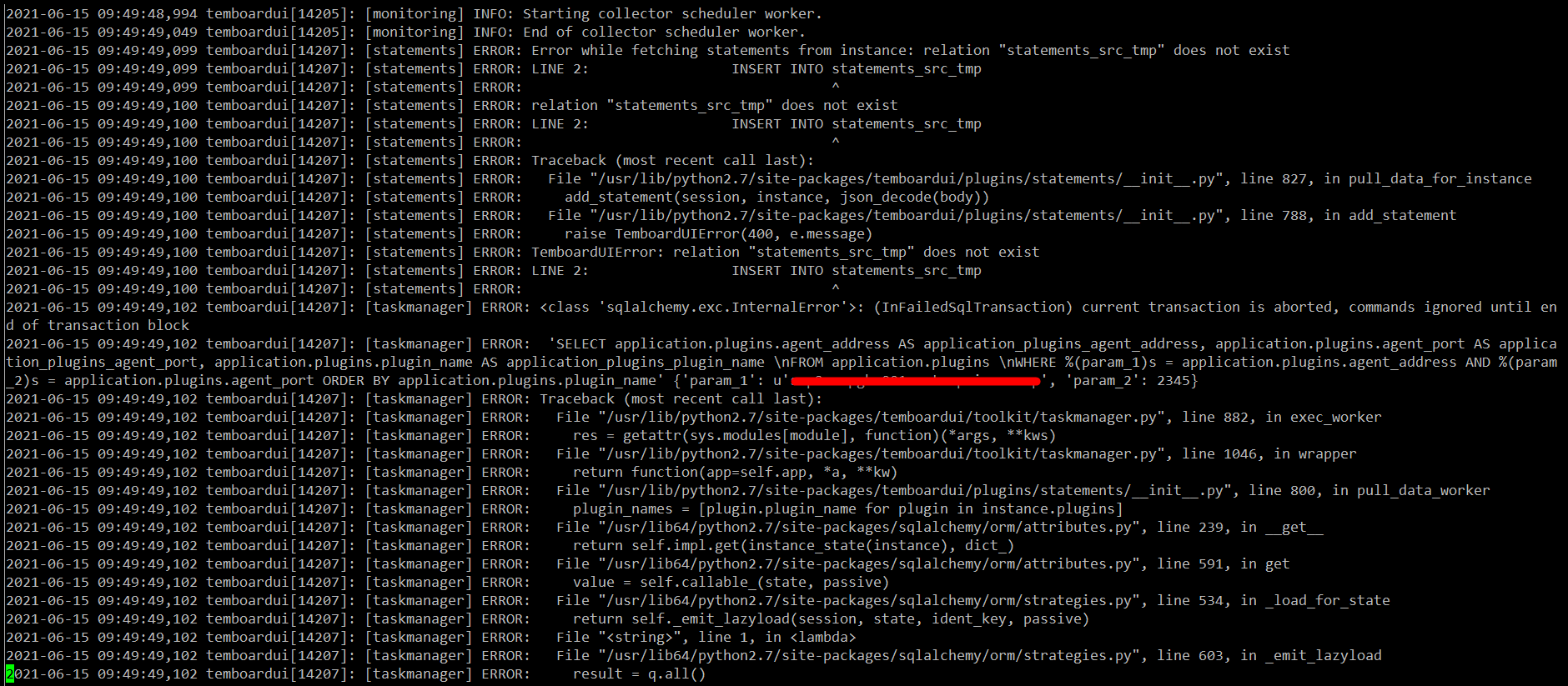 No Data in statements view · Issue #919 · dalibo/temboard · GitHub