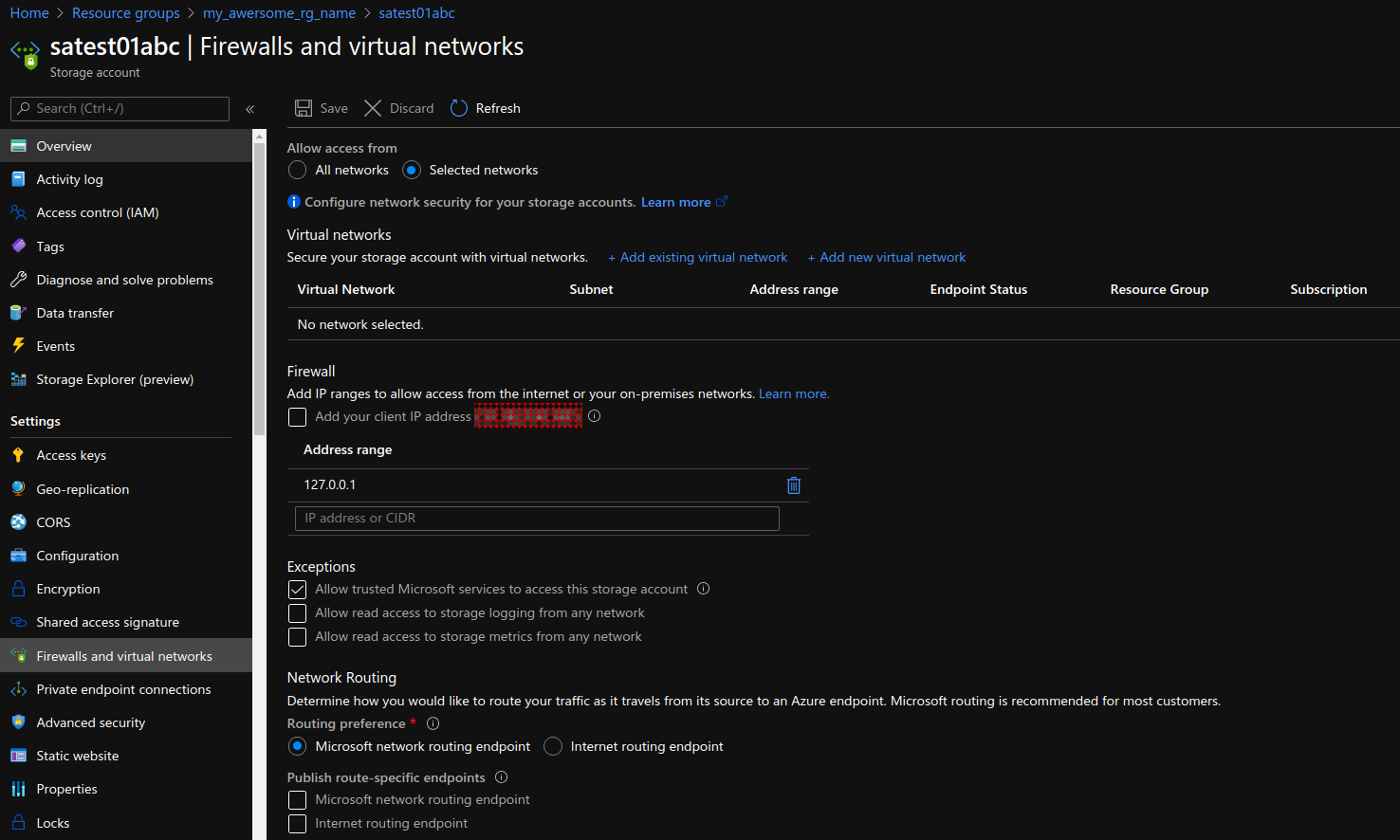 network_rules always present on azurerm_storage_account, even when not defined · Issue #8342 ...