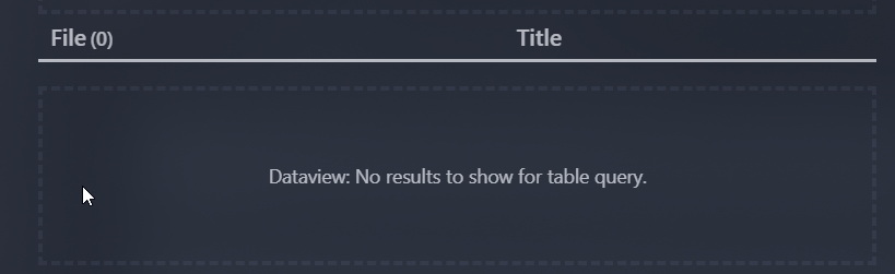 New To Dataview I Want To Make A Table Of All Files In A Folder · Blacksmithgu Obsidian