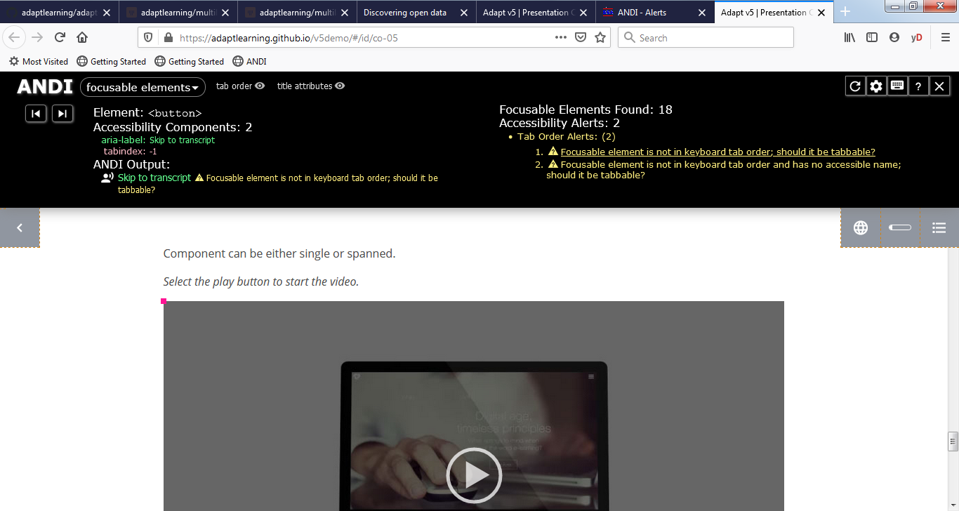 adapt-contrib-media : tab order alert on js-skip-to-transcript button · Issue #2784 ...