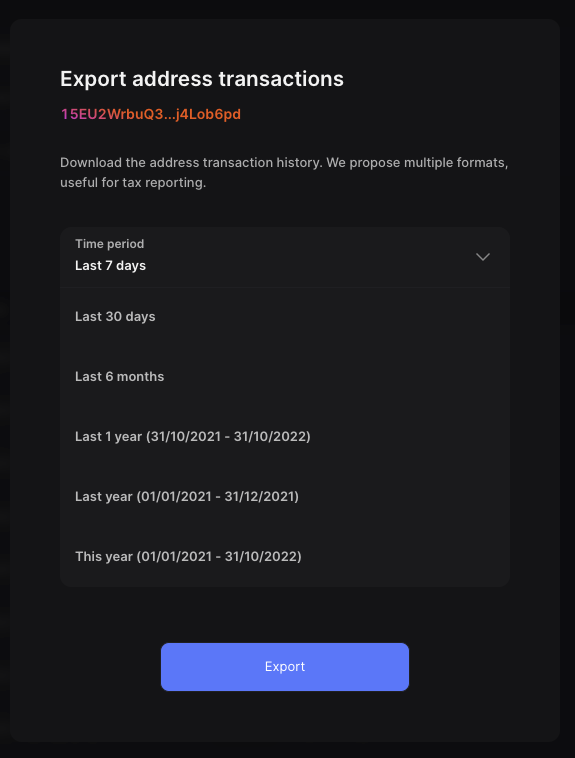 Endpoint to get address' transasactions by time range · Issue #375 · alephium/explorer-backend ...